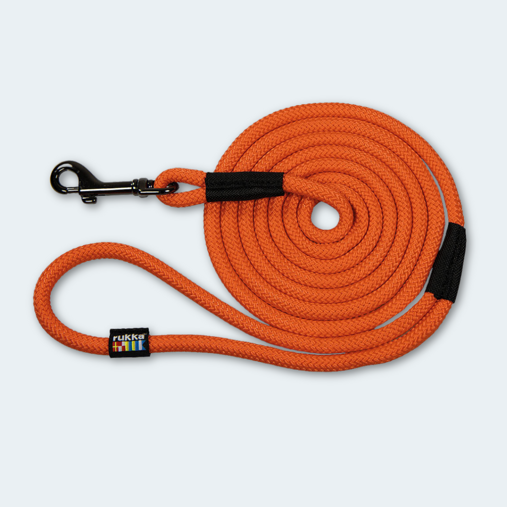 Dog leash floating, durable, braided rope material | leopolds-finest
