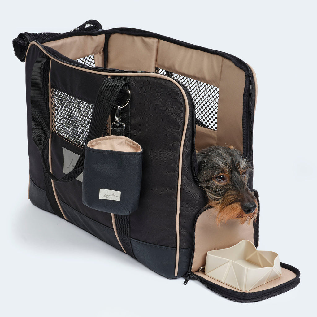Exclusive Hundetasche fürs Flugzeug für Dackel & kleine Hunde ...
